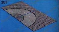 LEGO 301-1 Curved Road Plates Set Parts List