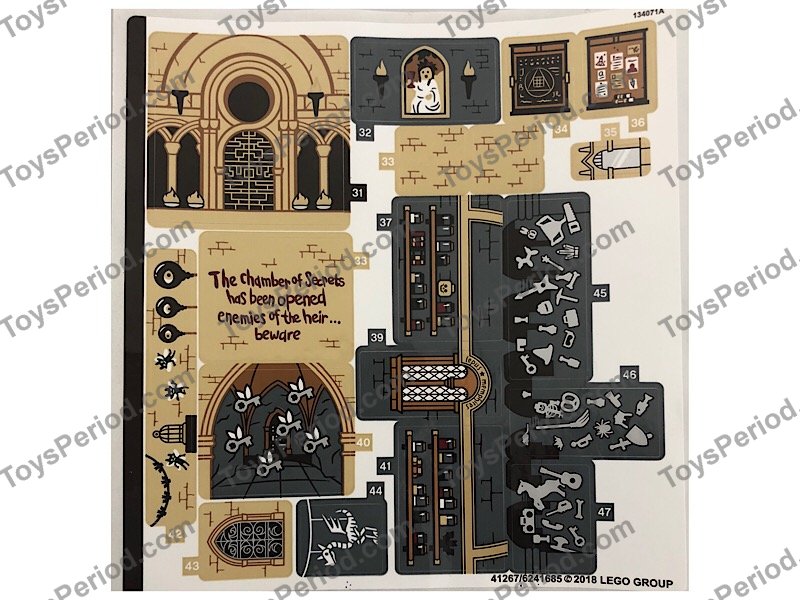 LEGO Sets with Part 71043stk02 Sticker Sheet for Set 71043 - Sheet 2 ...