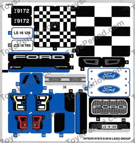 LEGO Sets with Part 75875stk01 Sticker Sheet for Set 75875 - (24762/ ...