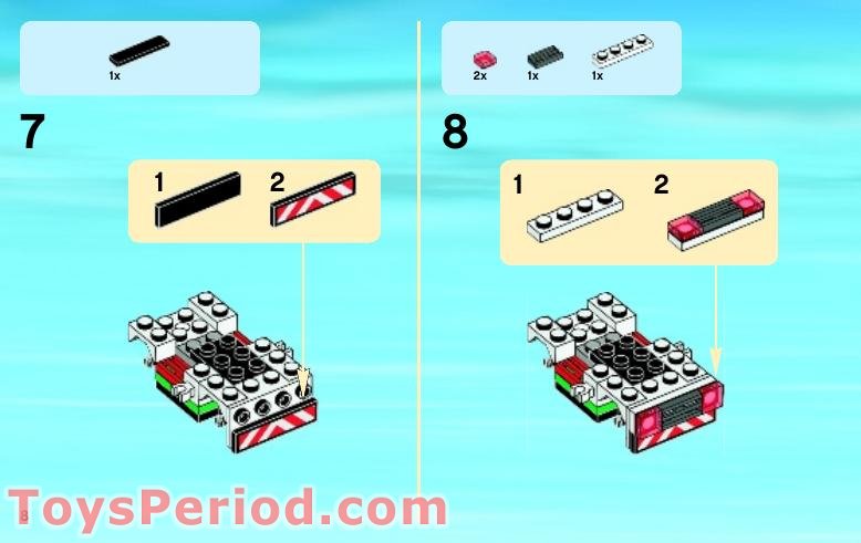 LEGO 60022 Cargo Terminal Instructions and Parts List