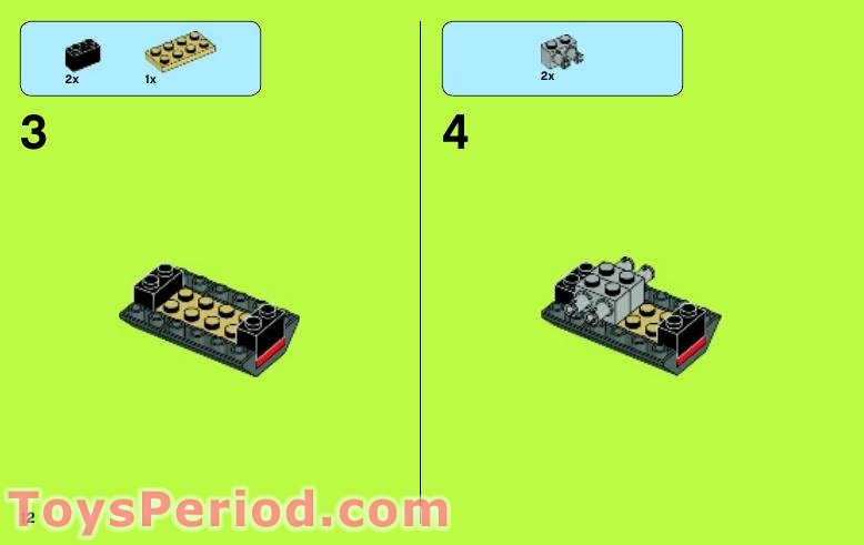 LEGO 79101 Shredder's Dragon Bike Instructions and Parts List