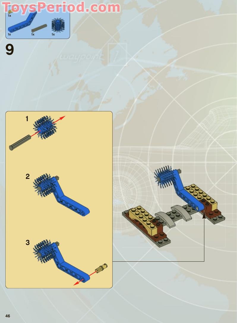 LEGO 8487 Flo's V8 Cafe Instructions and Parts List