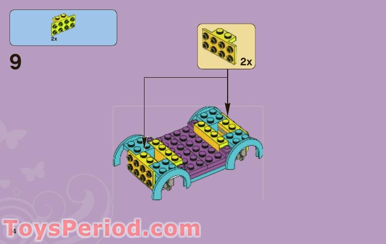 LEGO 3183 Stephanie's Cool Convertible Instructions and Parts List