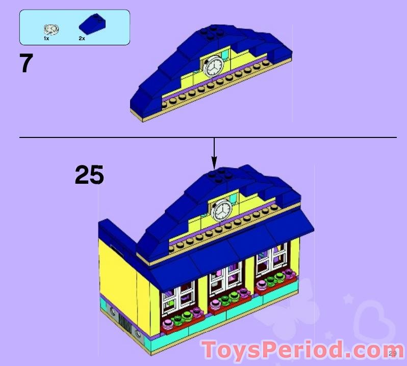 LEGO 41005 Heartlake High Instructions and Parts List