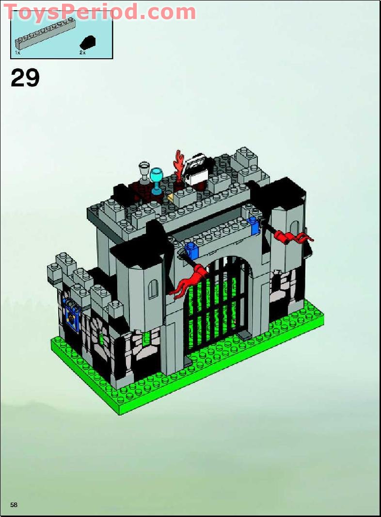 LEGO 10176 Royal King's Castle Instructions and Parts List