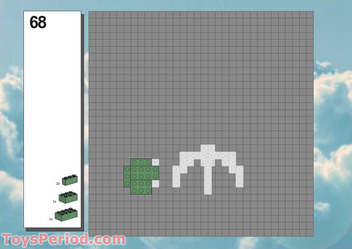 LEGO 3450 Statue of Liberty Sculpture Instructions and Parts List