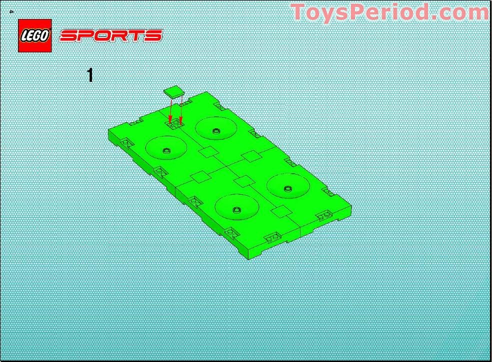 LEGO 3569 Grand Soccer Stadium Instructions and Parts List