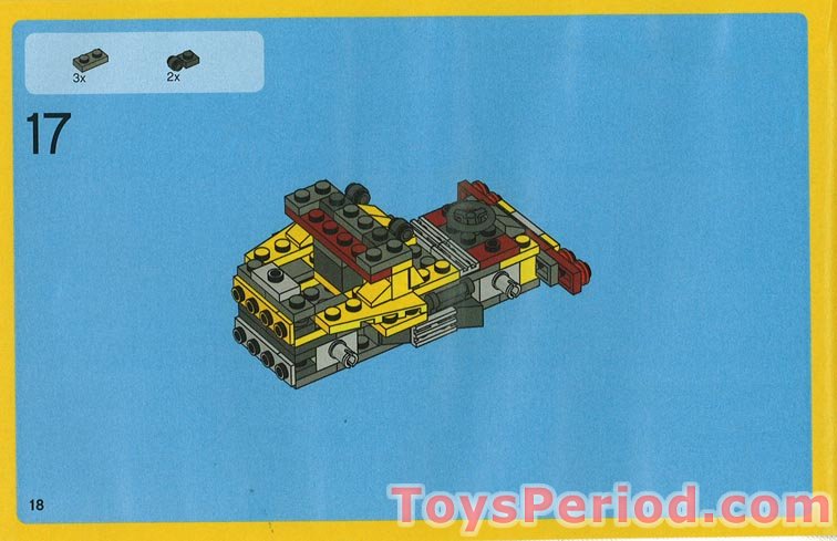 LEGO 4939 Cool Cars Instructions and Parts List