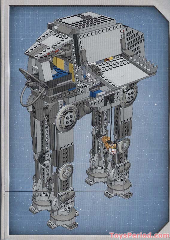 LEGO 4483-2 AT-AT, Blue Box Instructions and Parts List