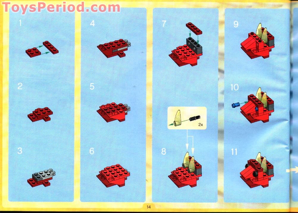 LEGO 4507 Prehistoric Creatures Instructions and Parts List