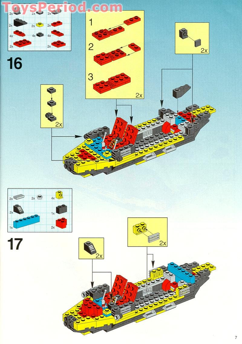 LEGO 5542 Black Thunder Instructions and Parts List