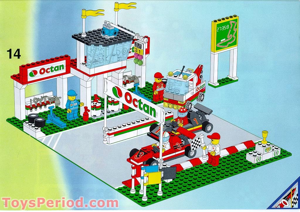 LEGO 6337 Fast Track Finish Instructions and Parts List