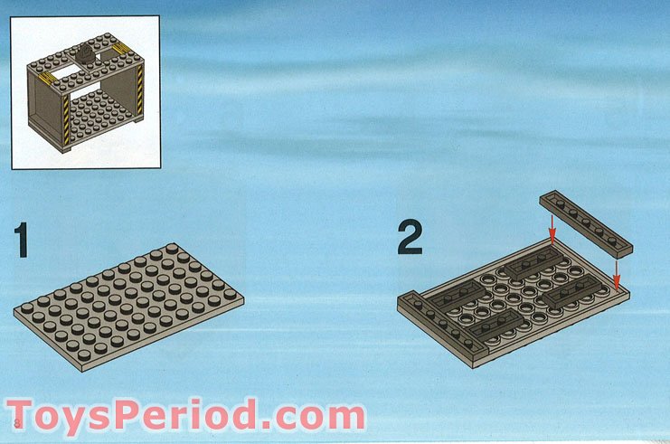 LEGO 7992 Container Stacker Instructions and Parts List