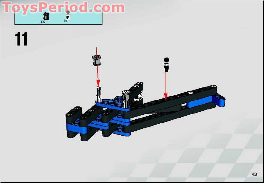 LEGO 8646 Speed Slammer Bike Instructions and Parts List