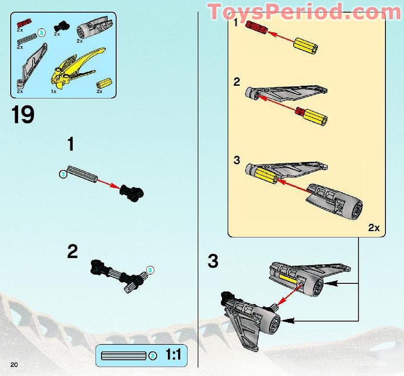 LEGO 8992 Cendox V1 Instructions and Parts List