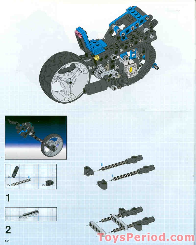 LEGO 8417 Mag Wheel Master Instructions and Parts List