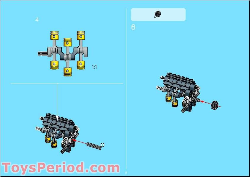LEGO 8435 4wd Instructions and Parts List