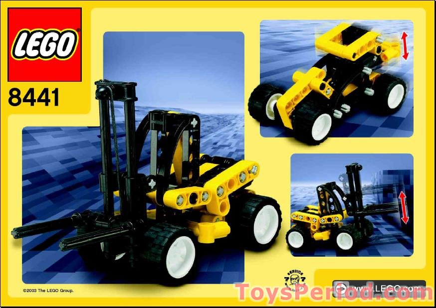 LEGO 8451 Dumper Instructions and Parts List