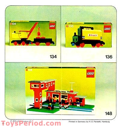 LEGO 137-2 Passenger Sleeping Car Instructions and Parts List