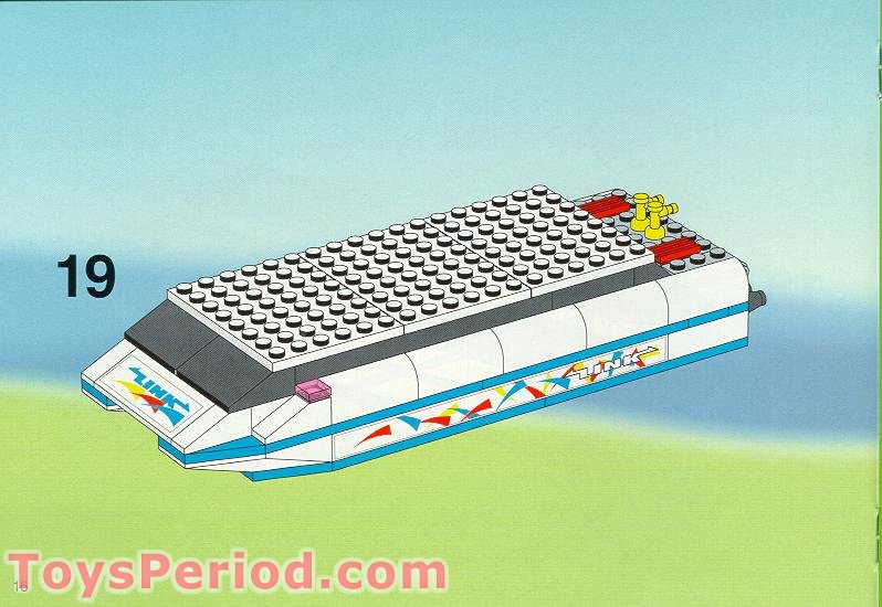 LEGO 2998 Stena Line Promotional Set: Hydrofoil Instructions and Parts List