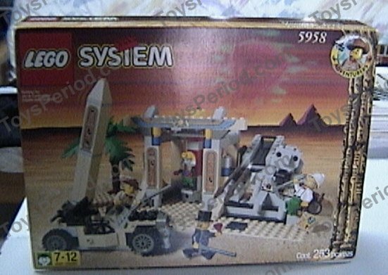LEGO 5958 Mummy's Tomb Instructions and Parts List