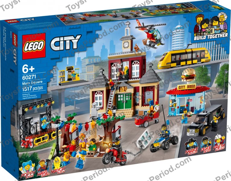 LEGO 60271 Main Square Set Parts Inventory and Instructions - LEGO ...