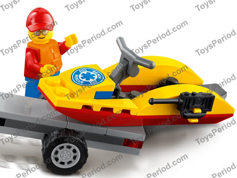 LEGO 60286 Beach Rescue ATV Set Parts List