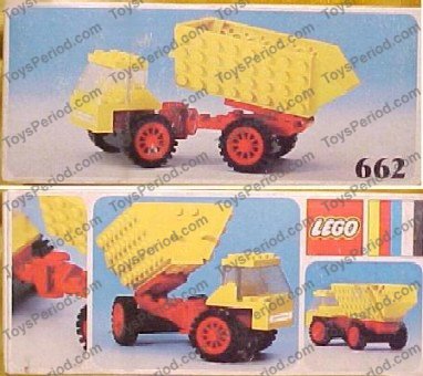 LEGO 662-1 Dumper Lorry Instructions and Parts List