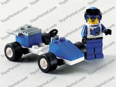 LEGO 1282 Blue Racer Instructions and Parts List