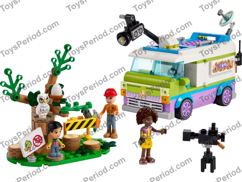 LEGO 41749 Newsroom Van Set Parts List