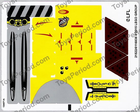 LEGO Sets with Part 75092stk01 Sticker Sheet for Set 75092 - (21522/ ...