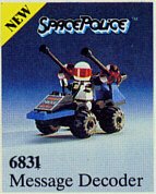 LEGO 6831 Message Decoder Instructions and Parts List
