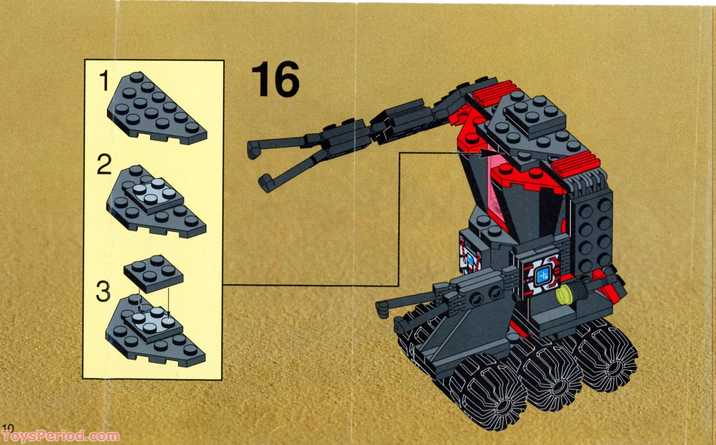 LEGO 6889 Recon Robot Instructions and Parts List