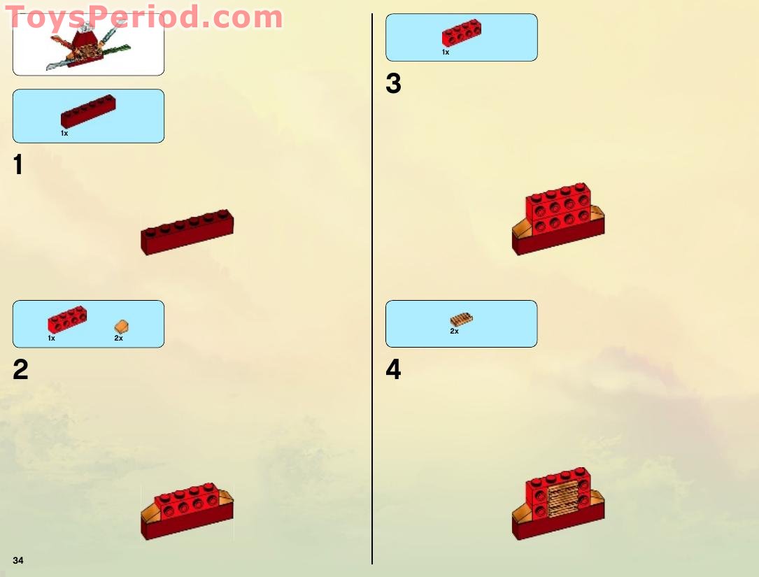 LEGO 70505 Temple of Light Instructions and Parts List