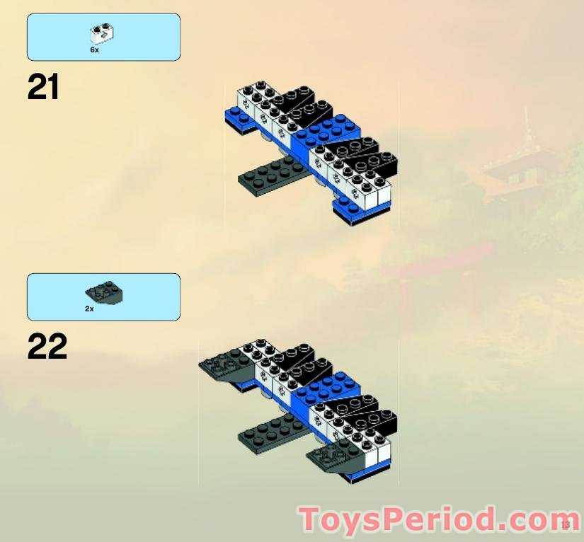 LEGO 9442 Jay's Storm Fighter Instructions and Parts List