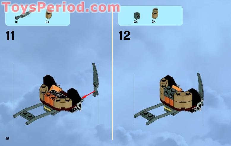 LEGO 9462 The Mummy Instructions and Parts List