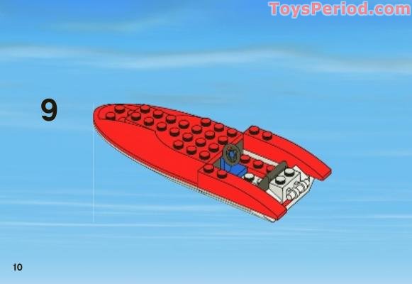 LEGO 4641 Speed Boat Instructions and Parts List