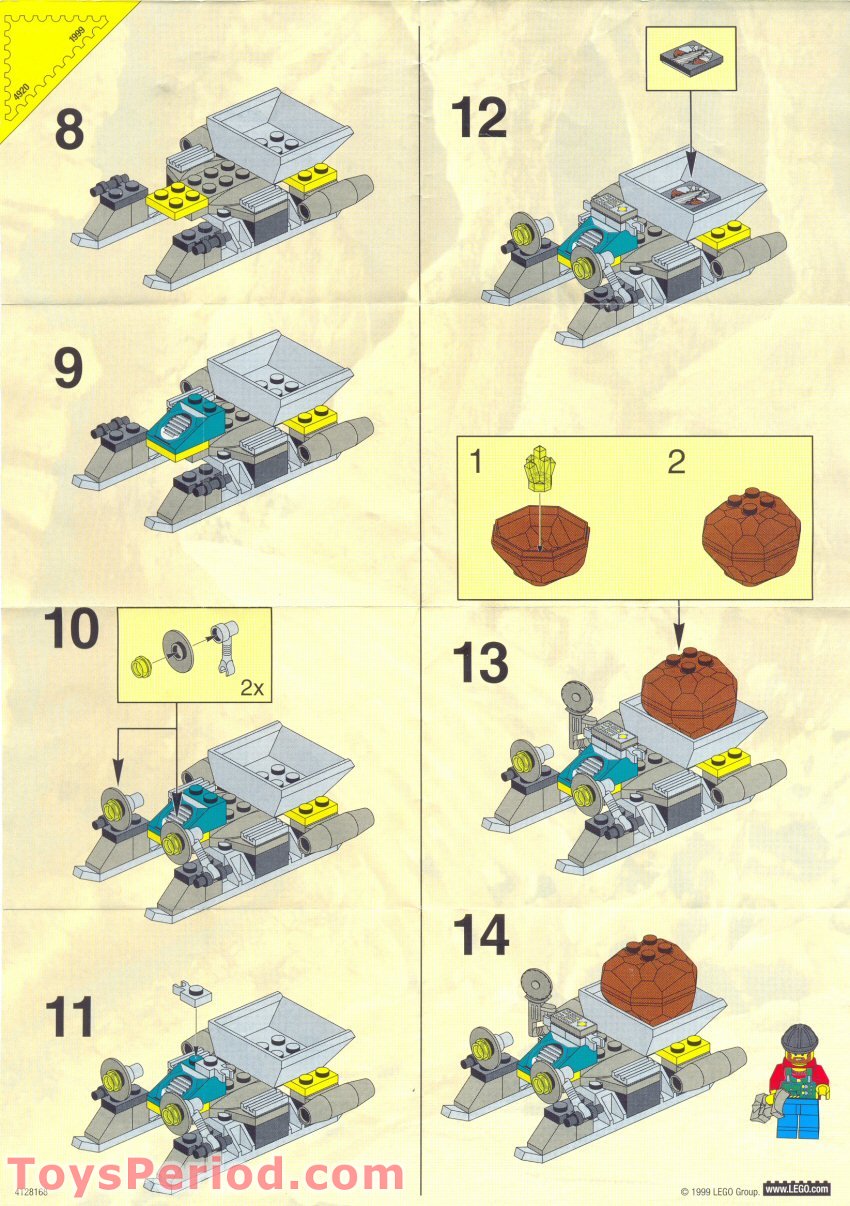 LEGO 4920 Rapid Rider Instructions and Parts List