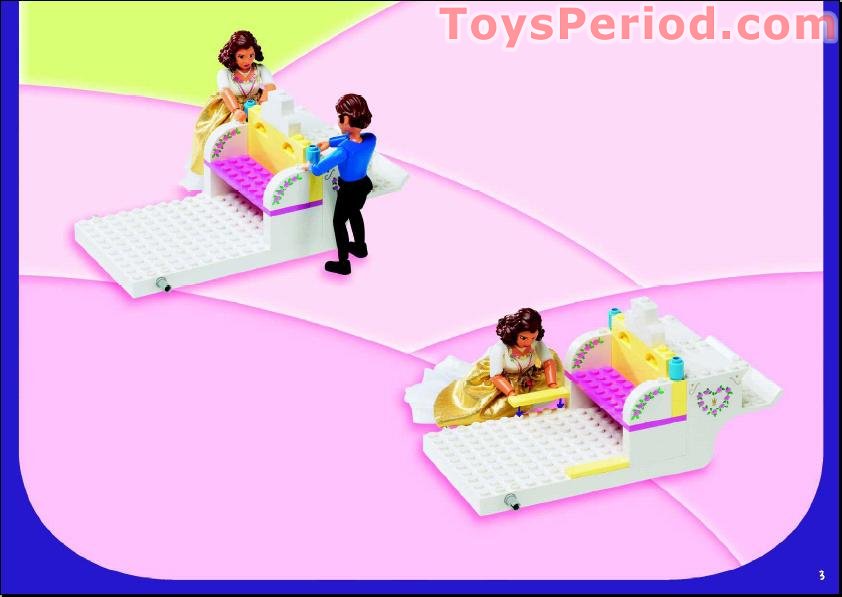 LEGO 5877 Bryllupskareten (Wedding Coach) Instructions and Parts List