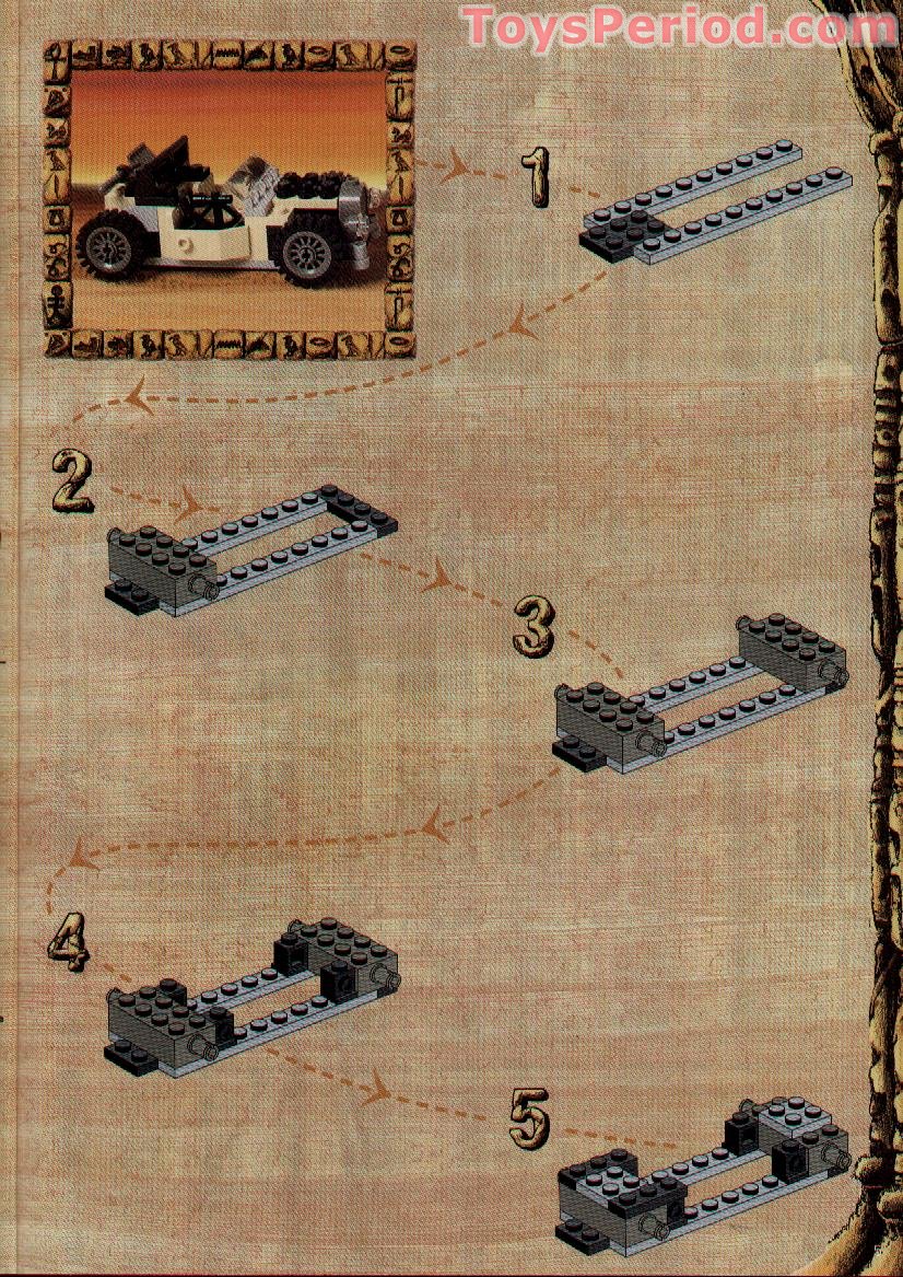 LEGO 5958 Mummy's Tomb Instructions and Parts List