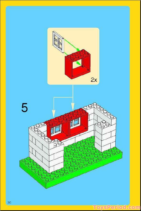 LEGO 5482 Ultimate House Building Set Instructions and Parts List