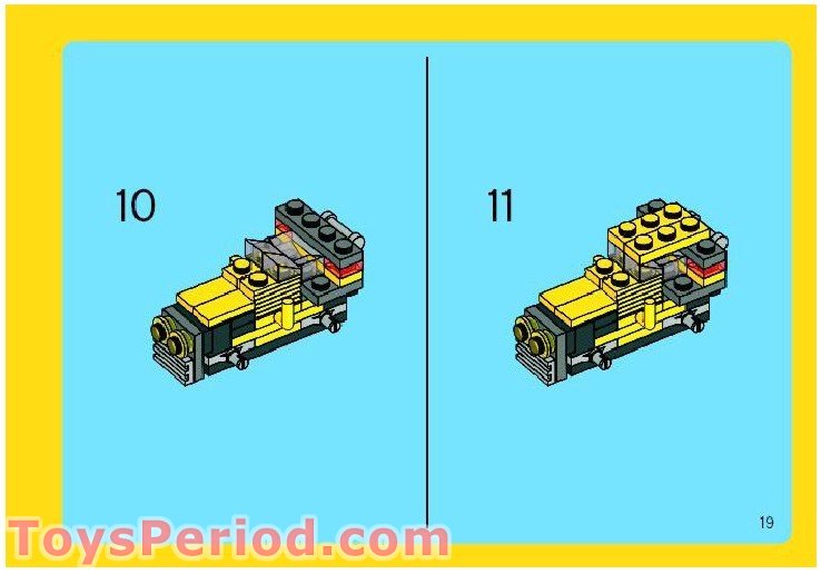 LEGO 6742 Mini Jeep Instructions and Parts List