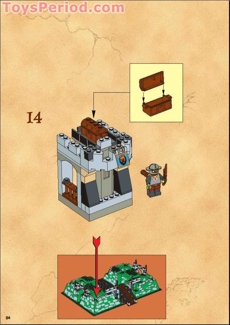 LEGO 6098 King Leo's Castle Instructions and Parts List