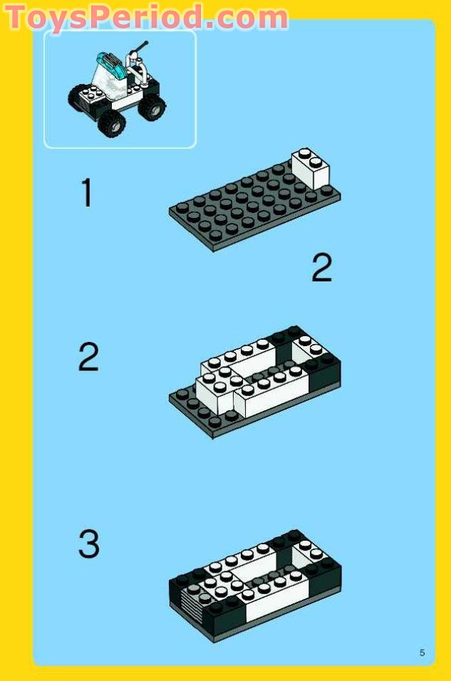 LEGO 6164 LEGO Rescue Building Set Instructions and Parts List