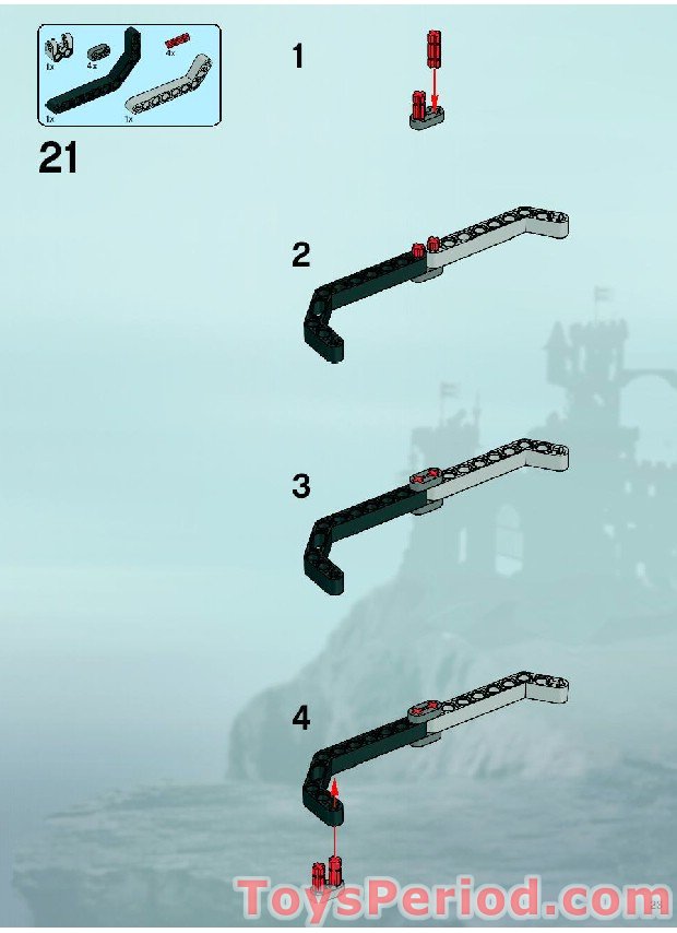 LEGO 7041 Troll Battle Wheel Instructions and Parts List