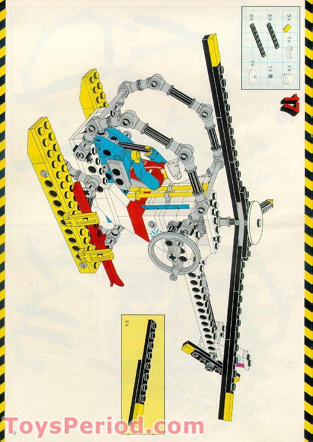 LEGO 8640 Polar Copter Instructions and Parts List