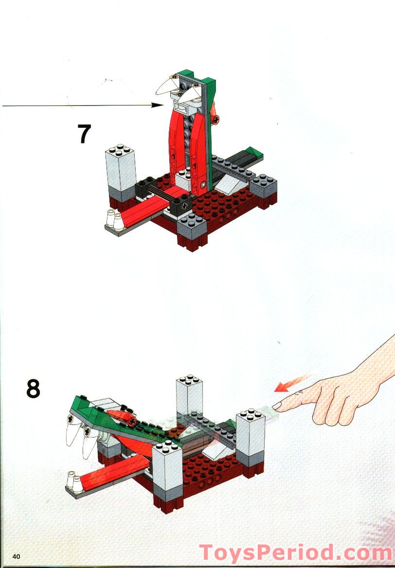 LEGO 8780 Citadel of Orlan Instructions and Parts List
