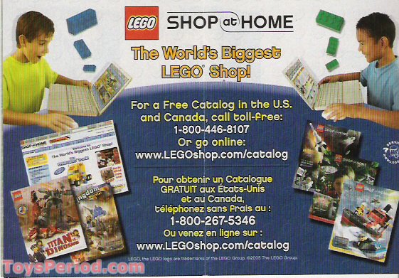 LEGO 8873 Fireball Catapult Instructions and Parts List