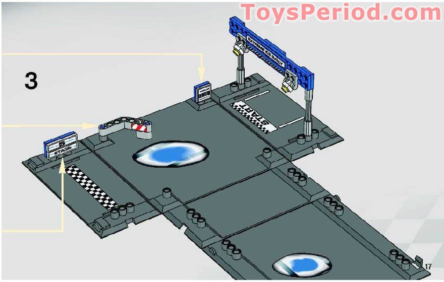 LEGO 8124 Ice Rally Instructions and Parts List