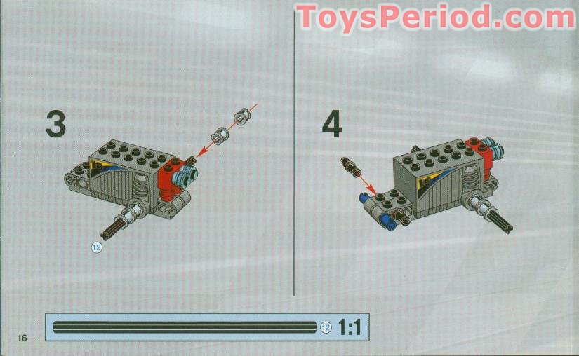LEGO 8383 Nitro Terminator Instructions and Parts List